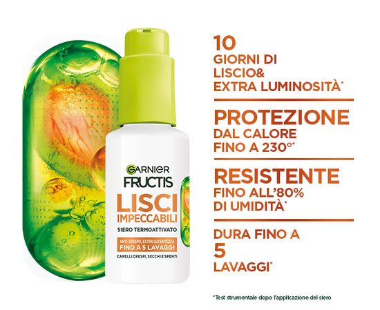 Fructis Lisci Cheratina - Trattamento Capelli Lisci | Garnier