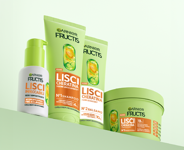 Fructis Lisci Cheratina - Trattamento Capelli Lisci | Garnier