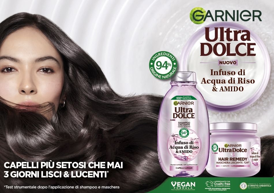 Ultra Dolce Infuso di Acqua di Riso & Amido | Garnier