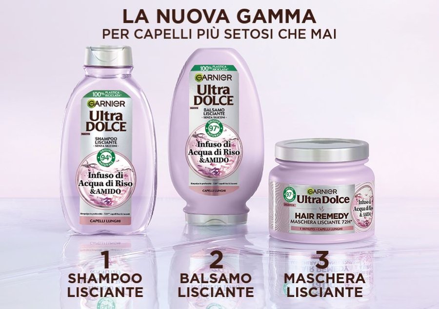 Ultra Dolce Infuso di Acqua di Riso & Amido | Garnier
