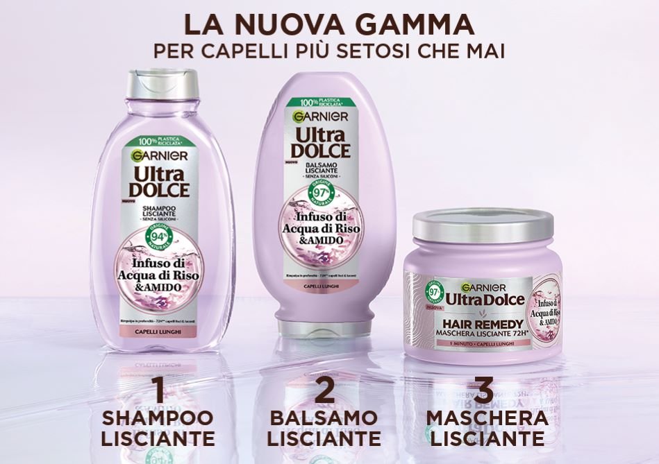 Ultra Dolce Infuso di Acqua di Riso & Amido | Garnier
