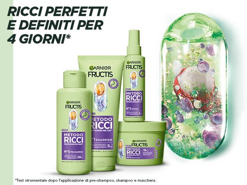 Routine Capelli Ricci - Fructis Metodo Ricci | Garnier