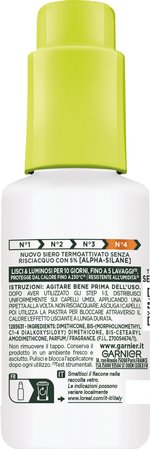 Siero Capelli Lisci Termoprotettore Fructis Lisci Cheratina | Garnier