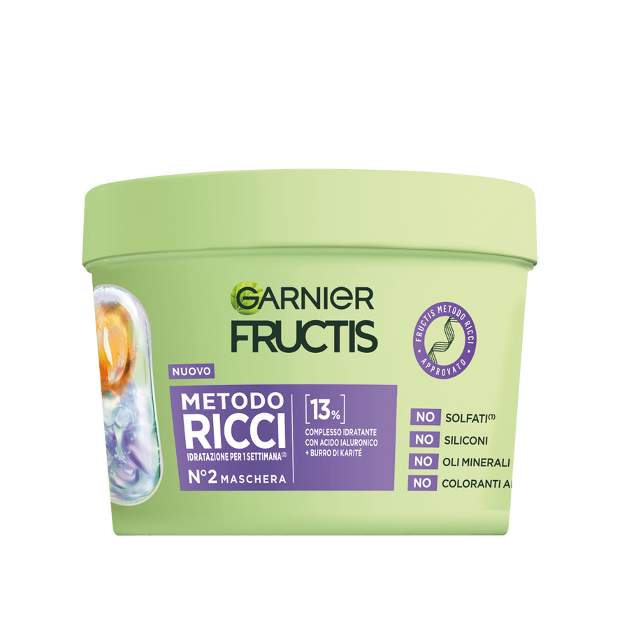 Maschera Idratante Capelli Ricci - Fructis Metodo Ricci | Garnier