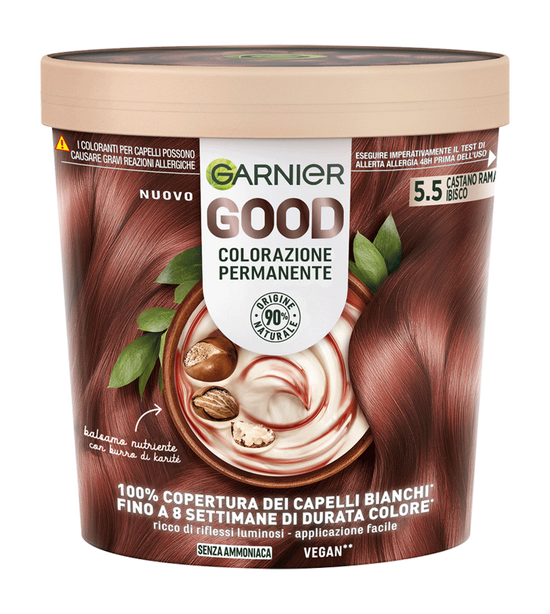 Colorazione Capelli GOOD 5.5 Castano Ramato Ibisco | Garnier