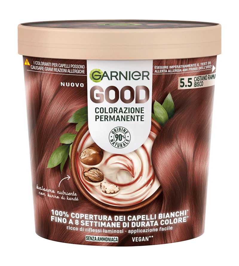 Colorazione Capelli GOOD 5.5 Castano Ramato Ibisco | Garnier
