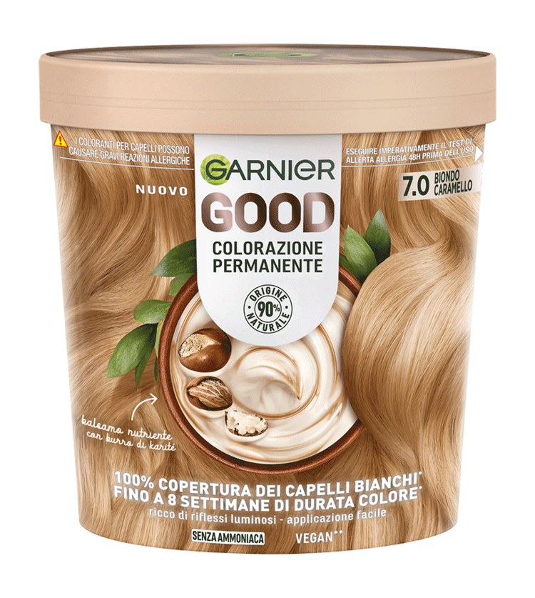Good Colorazione Senza Ammoniaca 7.0 Biondo Caramello | Garnier