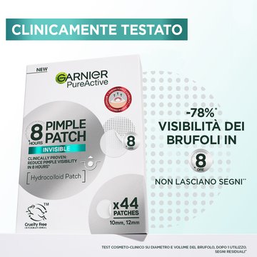 Patch Brufoli Invisibili 8 ore - Pimple Patch | Garnier